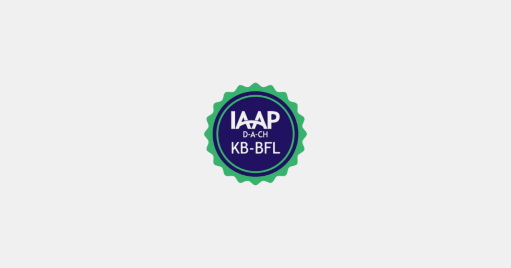 IAAP Knowledge Badge Barrierefrei Lehren (KB-BFL)