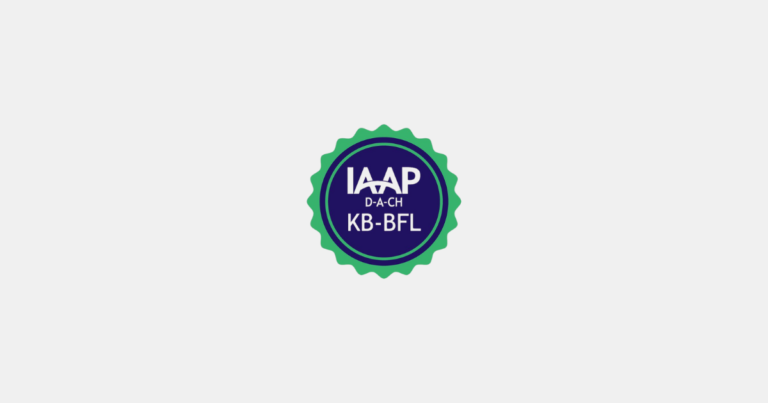IAAP Knowledge Badge Barrierefrei Lehren (KB-BFL)